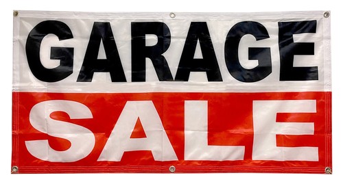 2x4 Ft GARAGE SALE Banner Sign Polyester Fabric wrb | eBay