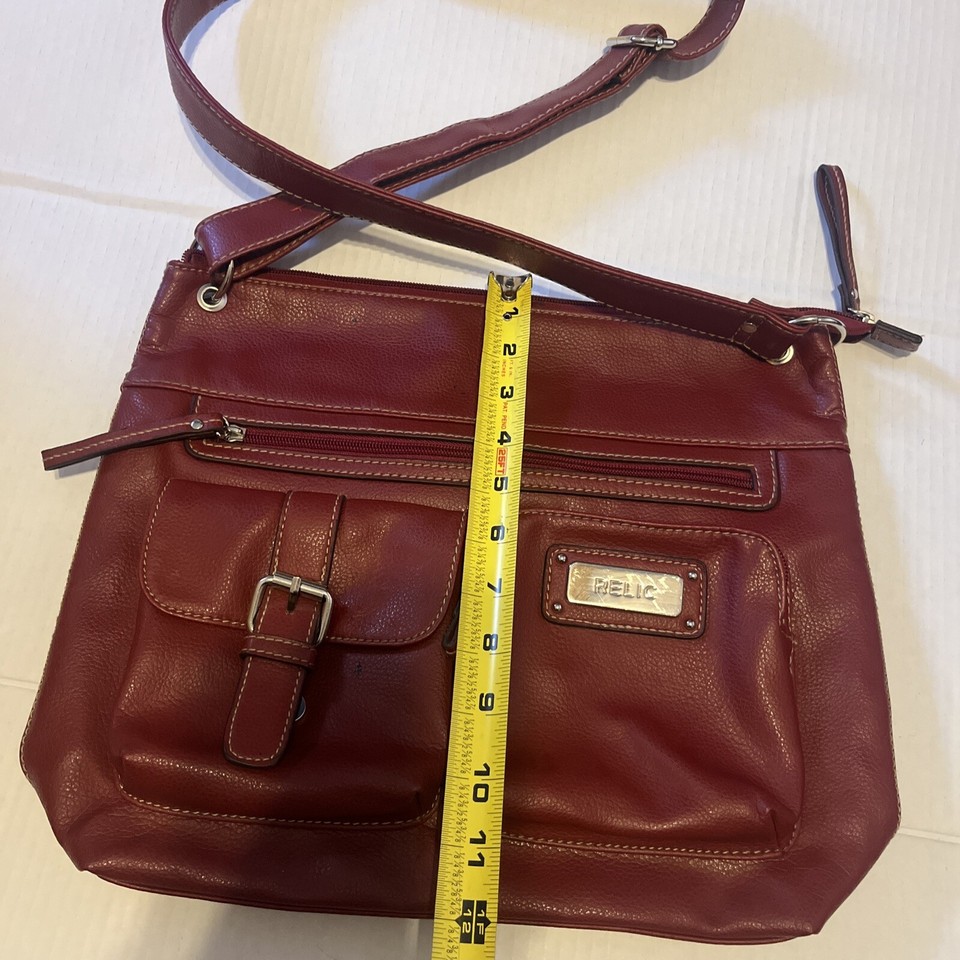 Fossil Relic Women's Deep Red Purse/Handbag | eBay