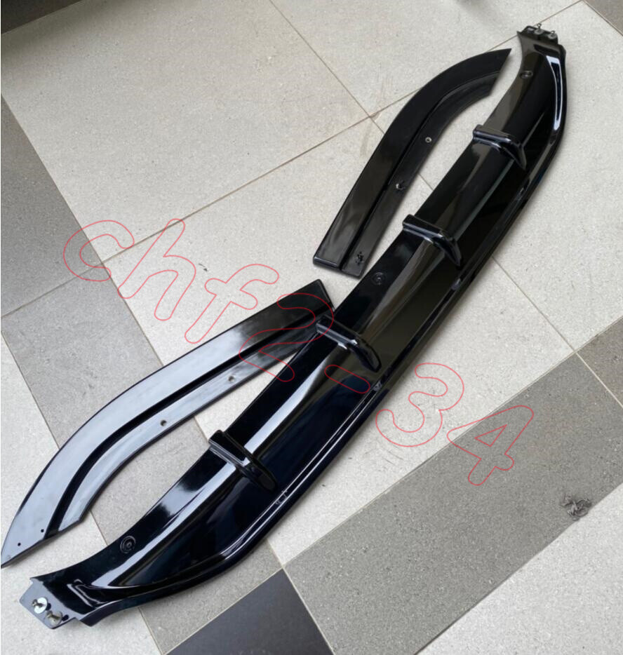 Glossy black ABS Rear Diffuser Bumper Lip Spoiler For 19-2022 Lexus ES ...