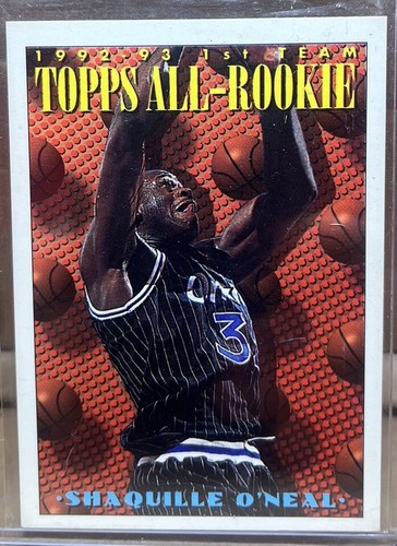 Shaquille Shaq O'Neal 1993 Topps All Rookie 1st Team #152 Magic ...