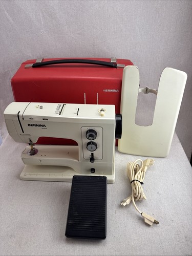 Bernina 830 Record Sewing Machine Case Pedal Power Cord Table Extender ...