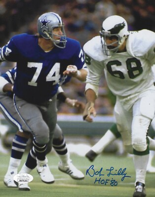Bob Lilly Autographed Signed 8x10 Photo - NFL Dallas Cowboys HOF - w ...
