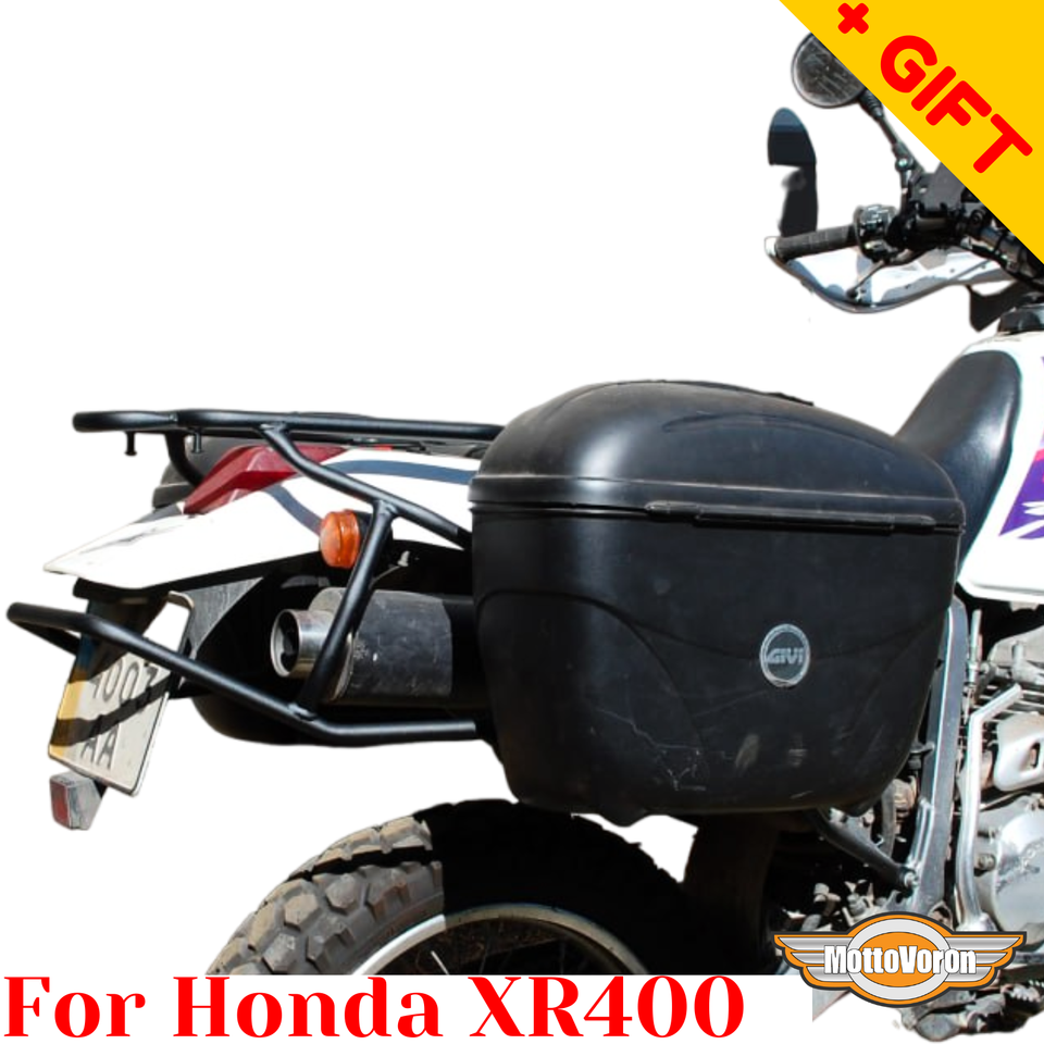 For Honda XR 400 Rack luggage system XR400R side carrier Monokey XR 400 ...
