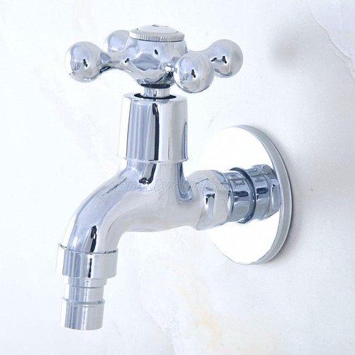 New Garden Washing Machine Water Tap Brass Faucet Polished Chrome ...