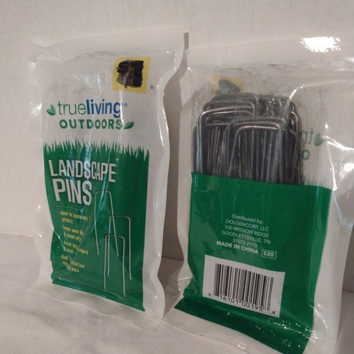 (6) 25 pack for a total of 150 4-in Landscape Fabric Pins U Pins ...
