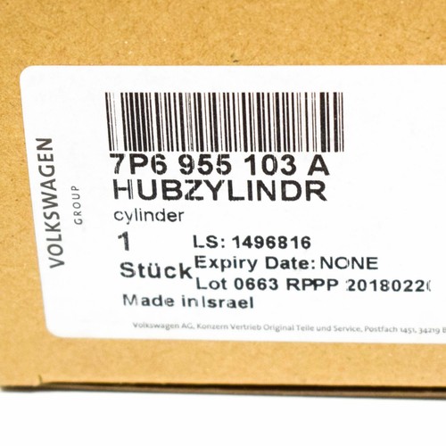 VW TOUAREG 7P FRONT LEFT HEADLIGHT WASHER CYLINDER 7P6955103A | eBay