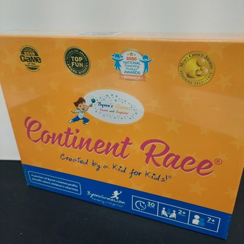 NIB Sealed Box Continent Race Educational Fun Family Card Game by Byron's Games | eBay