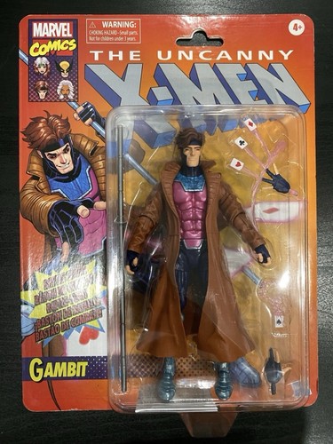 Hasbro Marvel Legends Retro Series The Uncanny X-Men Gambit Figure ...