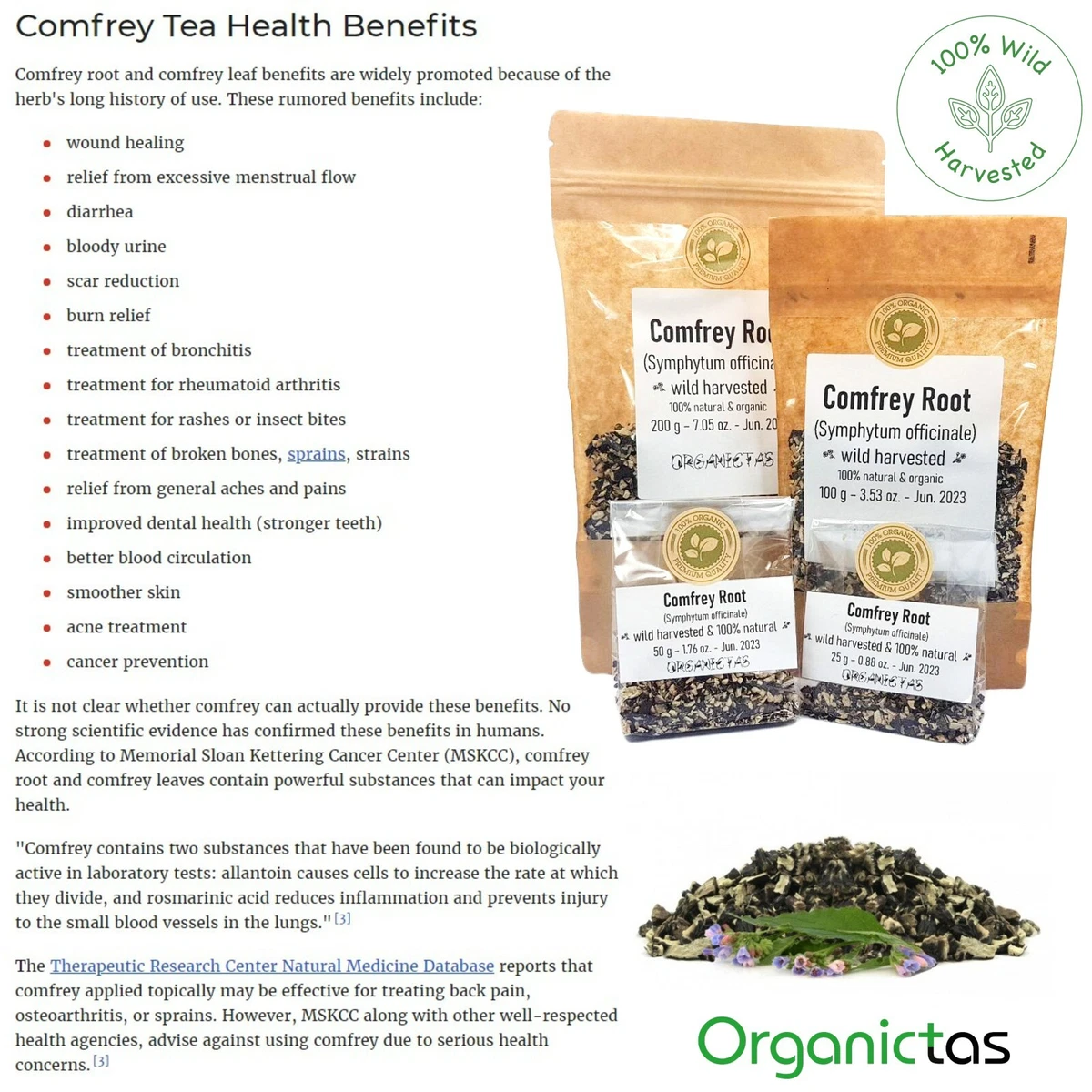 Comfrey Root For Teeth