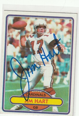 Jim Hart 1980 Topps signed card NOT PERS Cardinals autograph | eBay