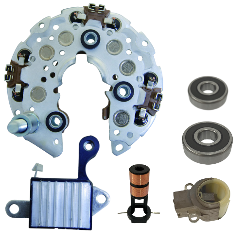 For New Alternator kit 7 BMW Regulator Bearings Slip Ring Rectifier ...