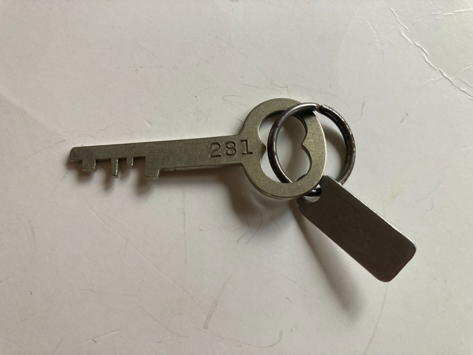 Vintage HHM Herring-Hall-Marvin Safe Deposit Box Lock Key | eBay