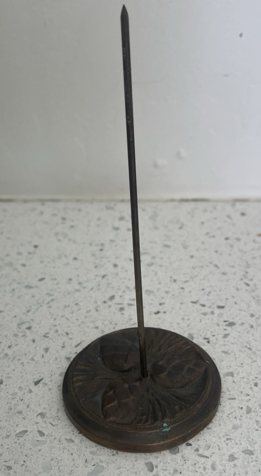 Vintage Copper ACORNS General Store Receipt Paper Spike Very Unique | eBay
