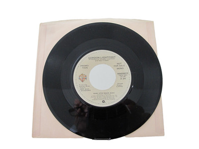 45 RECORD - GORDON LIGHTFOOT - BABY STEP BACK | eBay