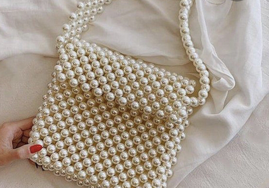 Handmade Beaded Pearl Bags, all colors, custom order, Personalized ...