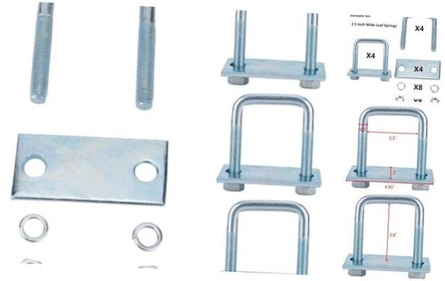 4 Pcs Leaf Spring Clamp Kit, Fits Up To 2.5 Inch Wide Leaf Springs, 2.5 ...