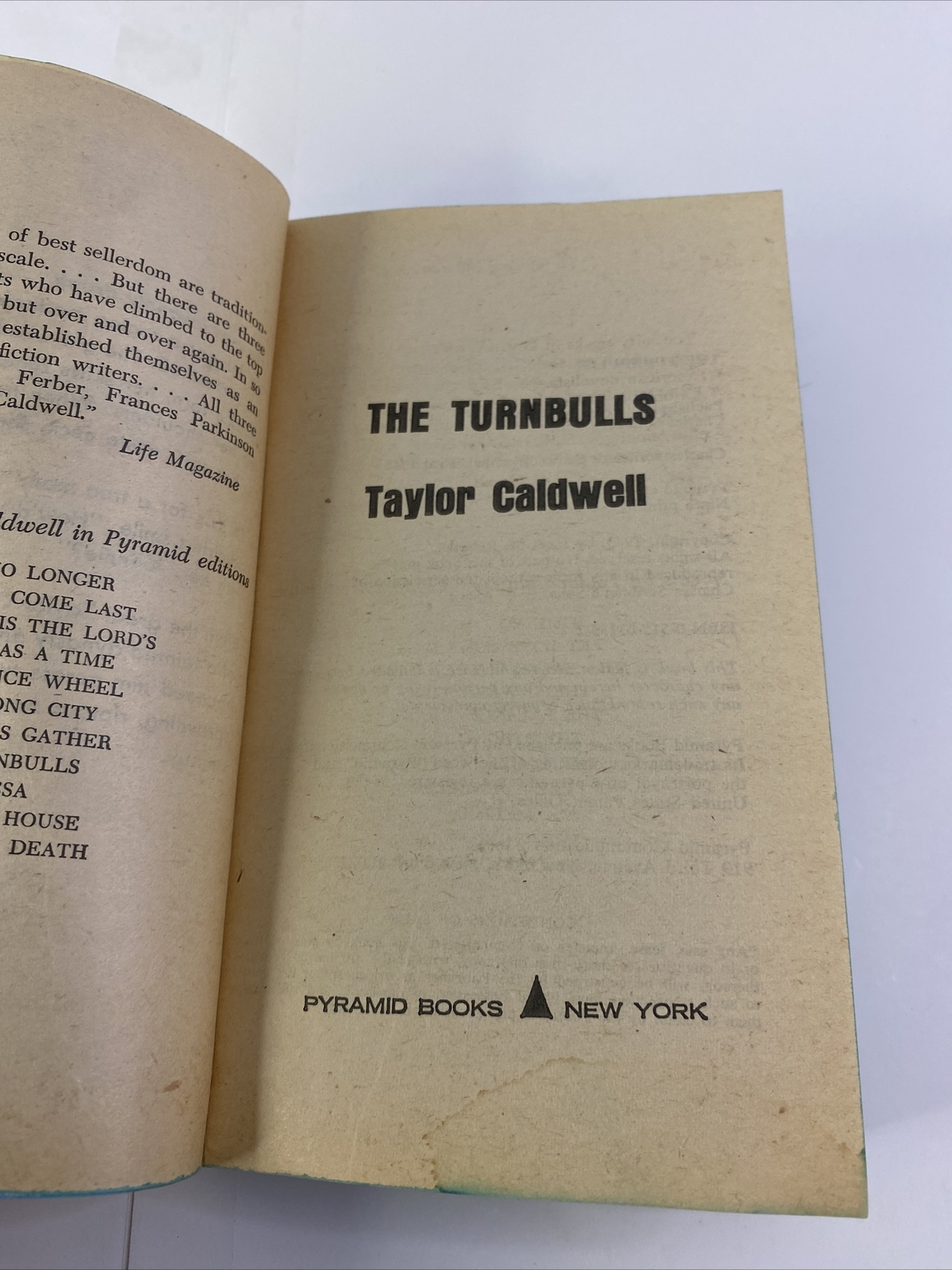 The Turnbulls - Taylor Caldwell (Paperback, 1973) | eBay