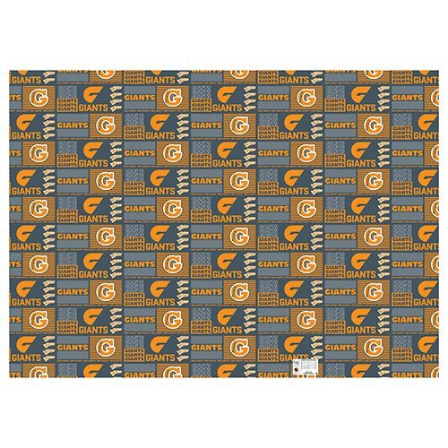 Greater Western Giants AFL Gift Wrapping Paper School Book Covering | eBay