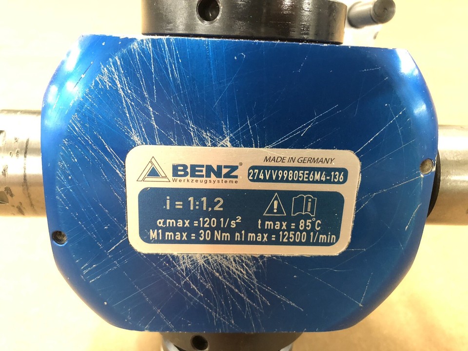 BENZ QUATTRO ISO30 4 SIDE ANGLED MILLING / DRILLING CNC AGGREGATE HEAD ...