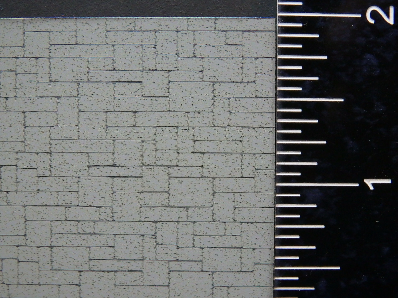 HO Scale Stone Block Wall Sheet Laser Etched Acrylic Foundation Patio ...