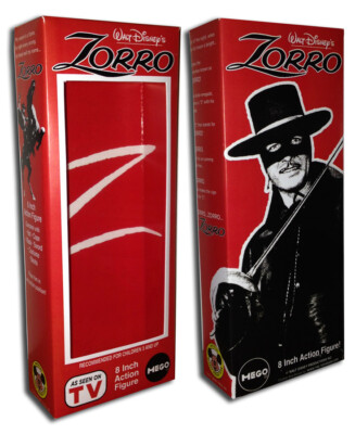 Mego ZORRO BOX for 8" Action Figure (BOX ONLY) | eBay