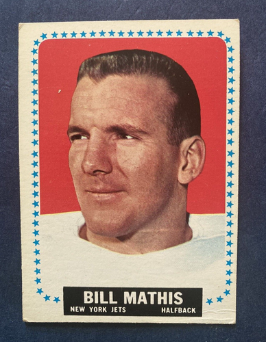 1964 Topps Football #120 Bill Mathis New York Jets SP | eBay