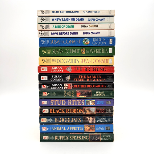 Lot of 16 Susan Conant Dog Lovers Mystery Books Vintage Paperback | eBay