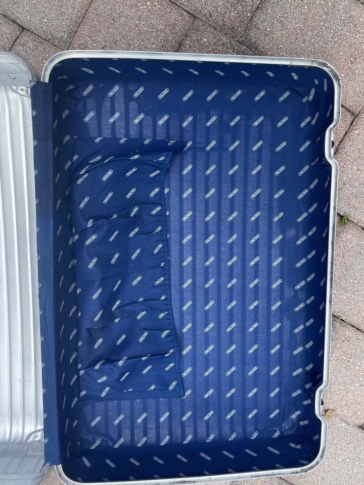 RIMOWA Luggage Suit Case Aluminum Silver 25x17x8 Integral Vintage ...