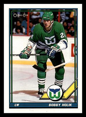 1991-92 O-Pee-Chee Bobby Holik #56 Hartford Whalers Mint | eBay