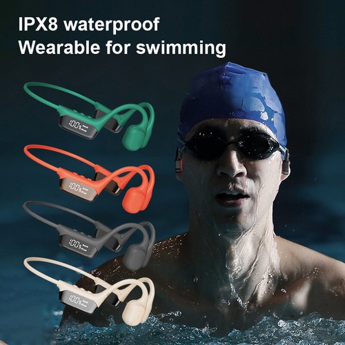 Wireless IPX8 Waterproof Bone Conduction Headphone With 32G For Swimming Spor-*- | eBay
