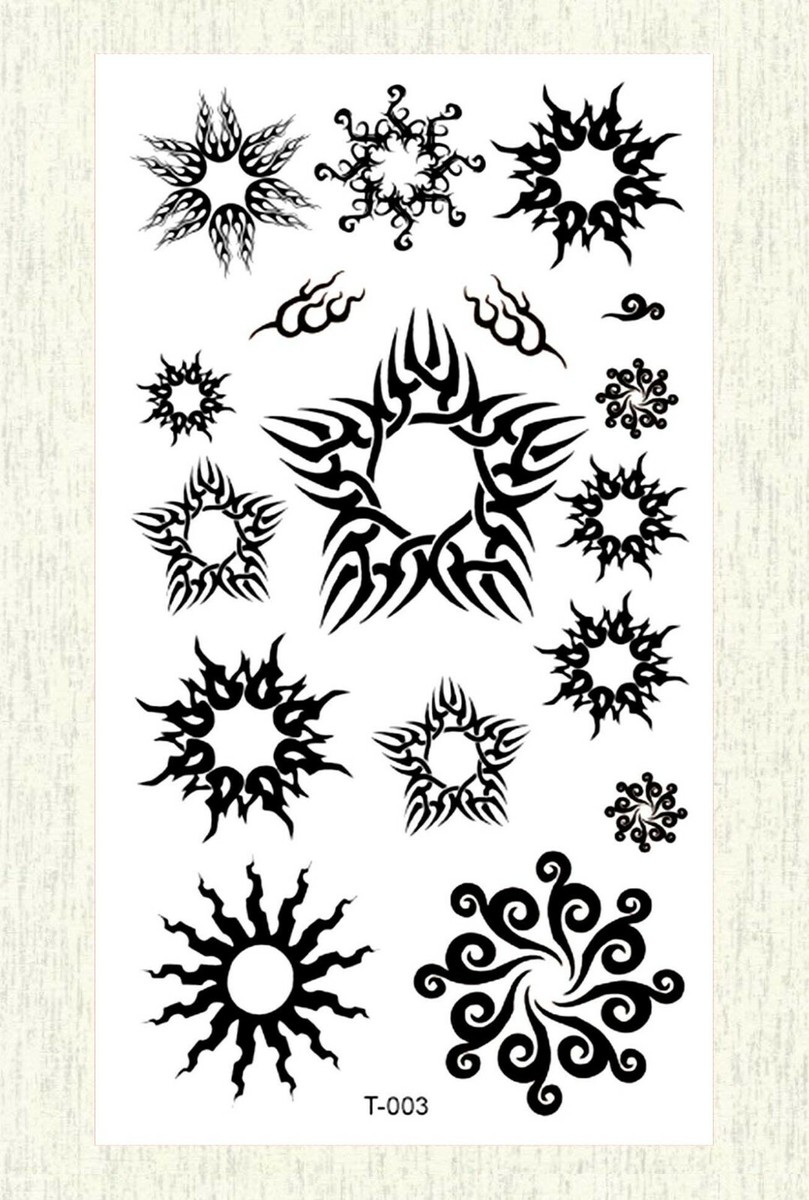 Sun Rays Tattoo Shading