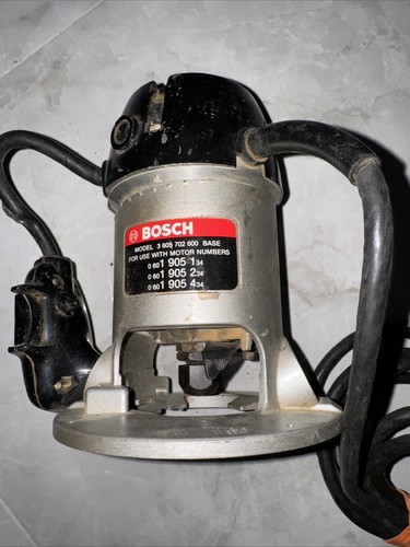 Bosch Router Model 3 605 702 600 Base Craftsman Commercial 25/60 Cycles ...