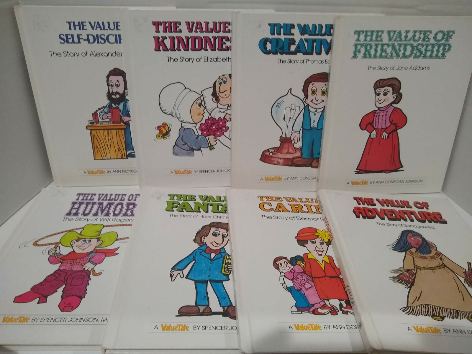 VALUE TALES By Ann & Spencer Johnson Vintage Hardcover Childrens Books ...