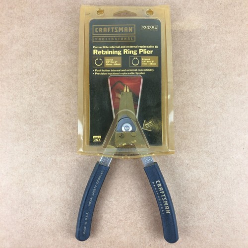 Vintage Craftsman Professional Retaining Ring Pliers Snap Internal Ext ...
