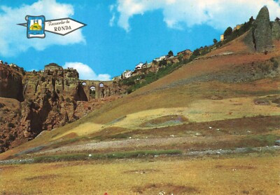 Postcard Spain Ronda Málaga cliffside location and a deep canyon | eBay ...
