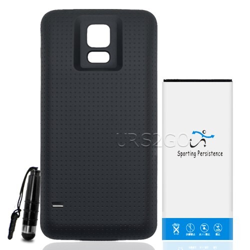Long Endurance 9000mAh Extended Battery Cover for Samsung Galaxy S5 SM ...