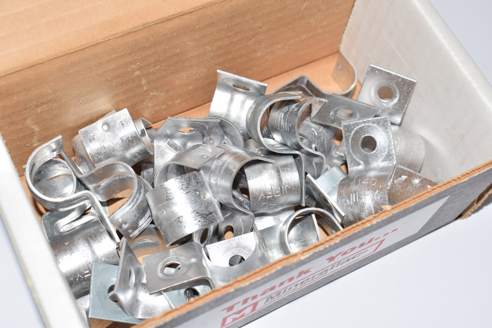 New, Lot of 35, Minerallac, 140M, Jiffy Clip One-Hole Strap Rigid IMC ...