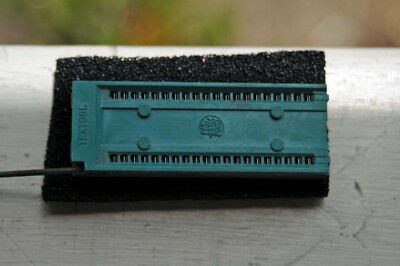 Ref7A Textool Socket ZIF 40 POS GOLD 15.9mm Spacing | eBay
