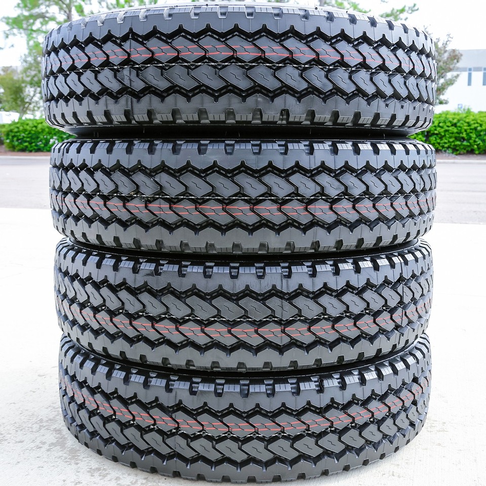 4 Tires Cosmo CT601 Plus 11R22.5 Load H 16 Ply All Position Commercial ...