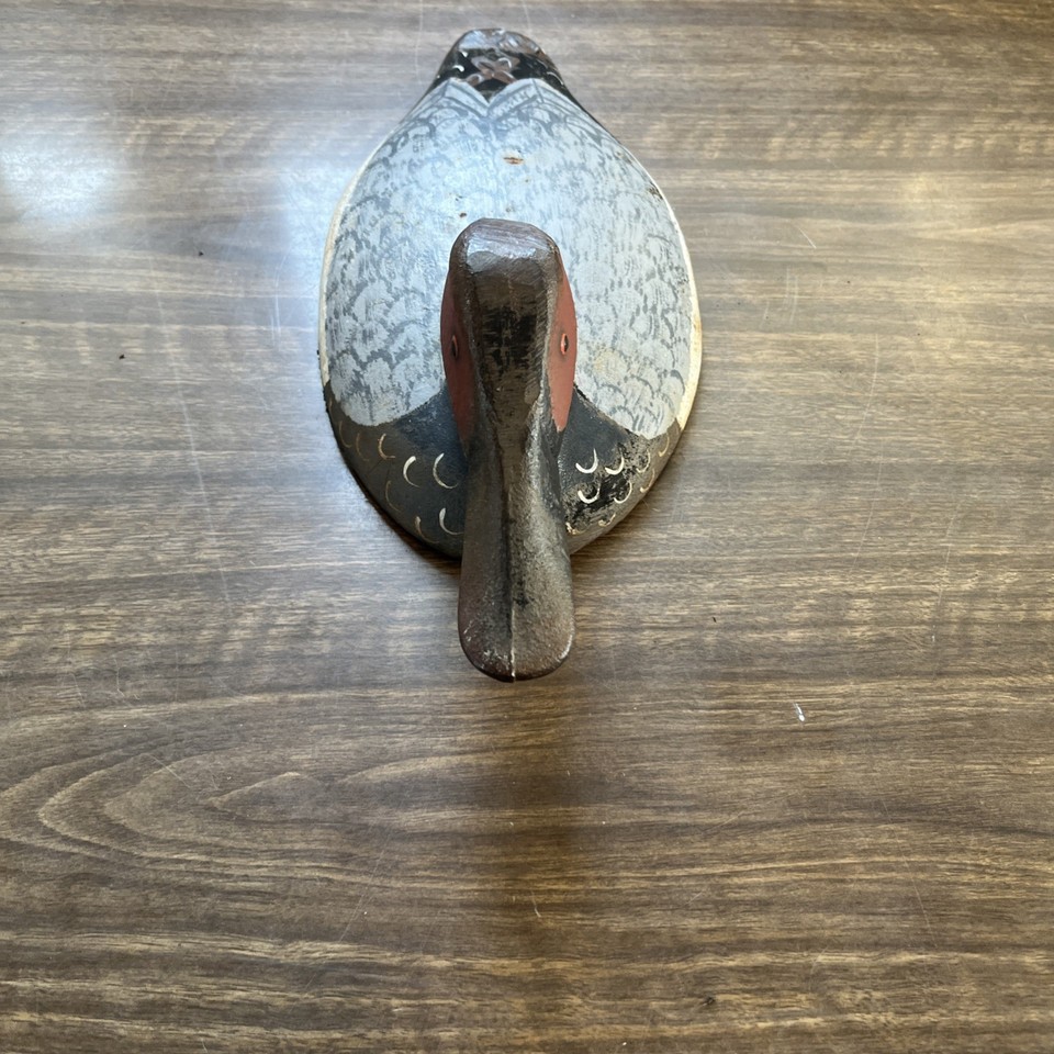 VINTAGE CAST IRON CANVASBACK DUCK SINK BOX DECOY 21.8 LB (NICE PAINT ...