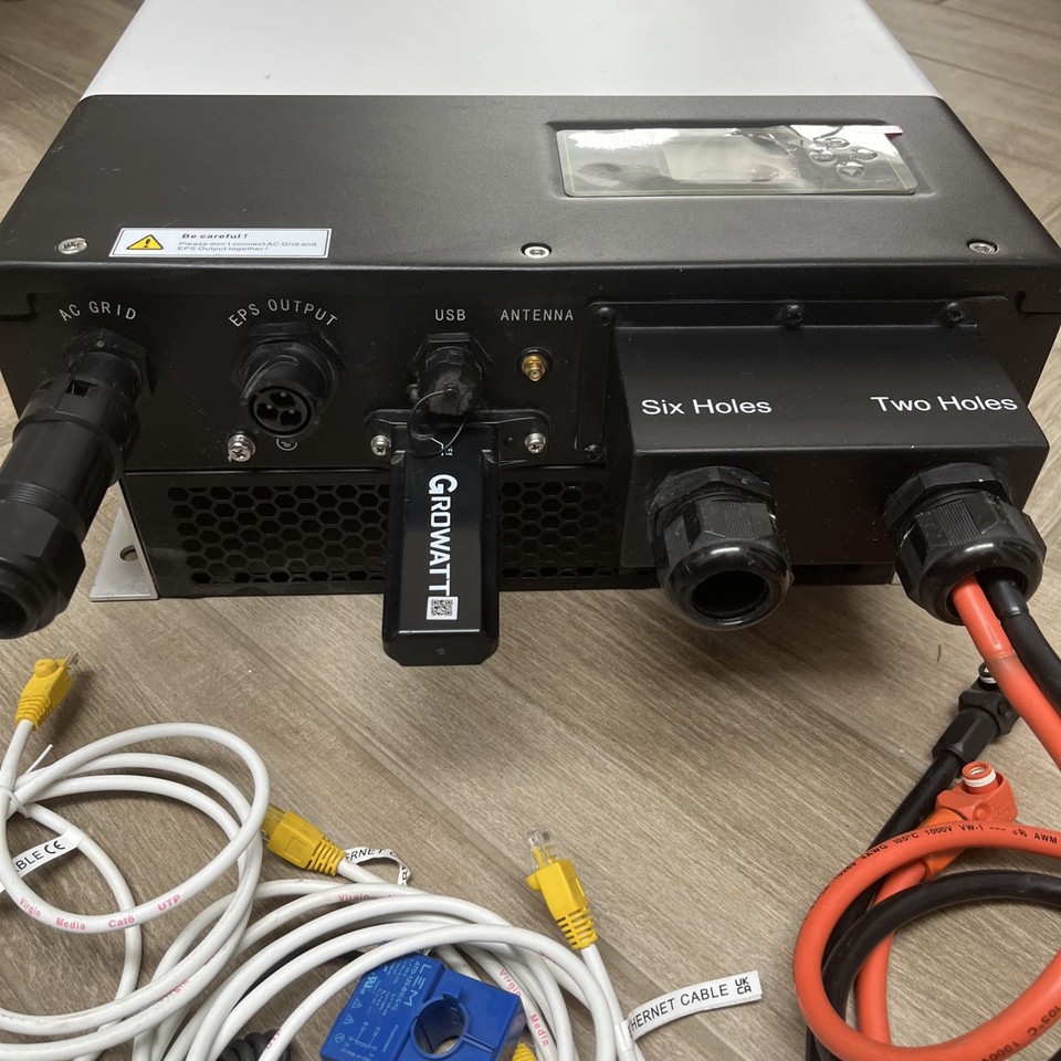 Growatt SPA3000 - 3 KW AC Coupled Battery Storage Charger / Inverter ...