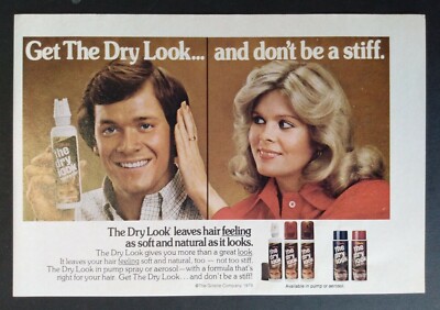 1979 The Dry Look Advertisement The Gillette Company | eBay
