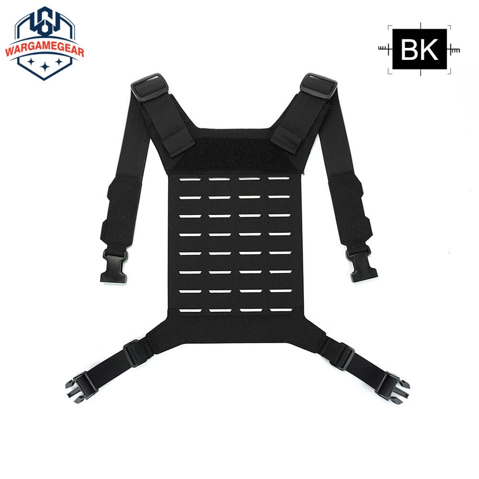 Tactical D3 SS MK Chest Rig Universal Vest MOLLE Back Panel Strap Mount ...