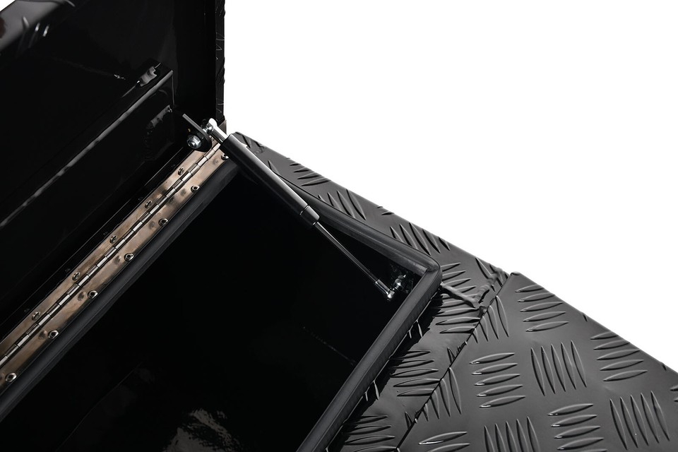 72 Inch Aluminum Contractor Truck Tool Box w/ 2 Lower Drawers Storage ...