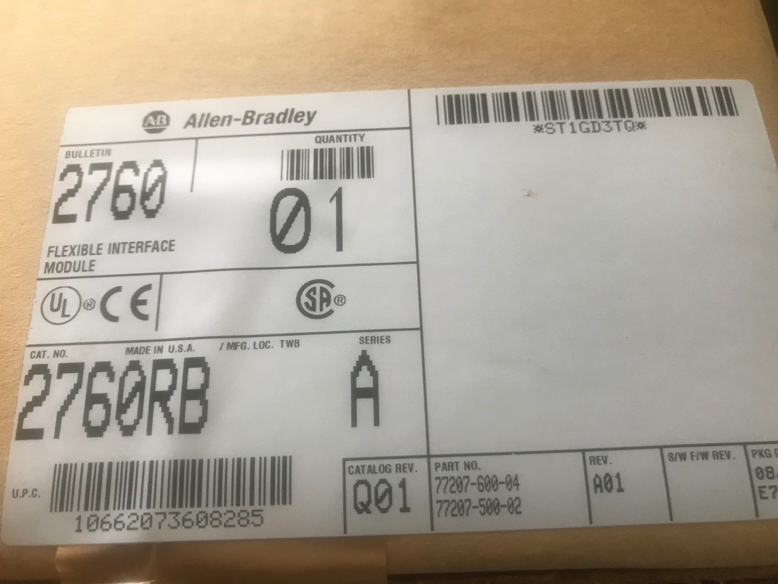 ALLEN BRADLEY 2760-RB SERIES A FLEXIBLE INTERFACE MODULE New | eBay