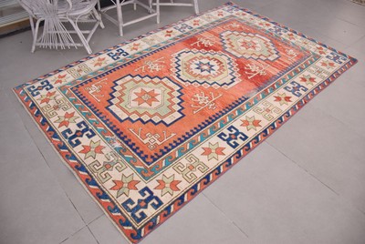 5.5x8.8 ft Large Rug, Vintage Rug, Anatolian Rug, Kitchen Rugs, Turkish ...