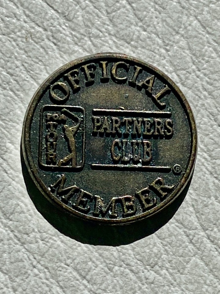 Vintage**PGA OFFICIAL MEMBER*PARTNERS CLUB*Marker/Coin | eBay