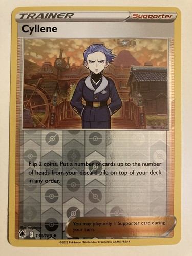 Pokémon Astral Radiance Trainer Cyllene Reverse Holo Uncommon Card 138/ ...
