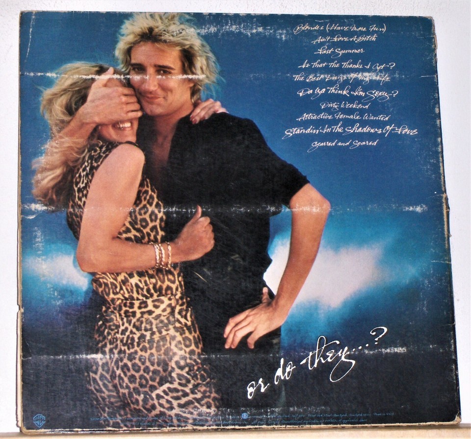 Rod Stewart ‎- Blondes Have More Fun - 1978 Vinyl LP Record Album | eBay