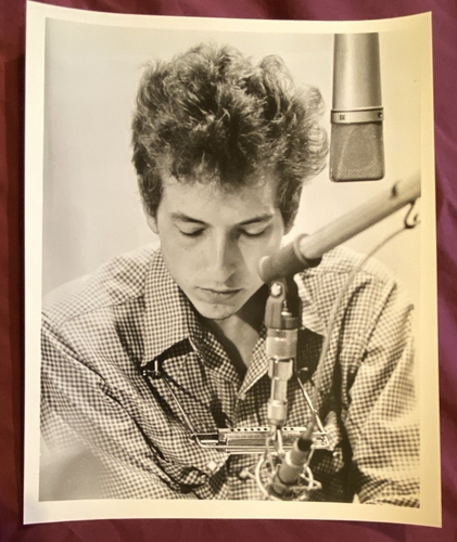 BOB DYLAN 1963 Don Hunstein Photograph 8x10 Black & White Promo Photo ...